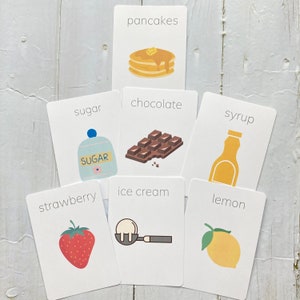 Pancake Day Flashcards - Etsy