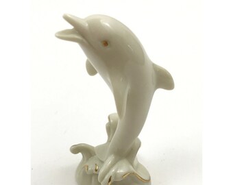 Porcelain Dolphin - Etsy