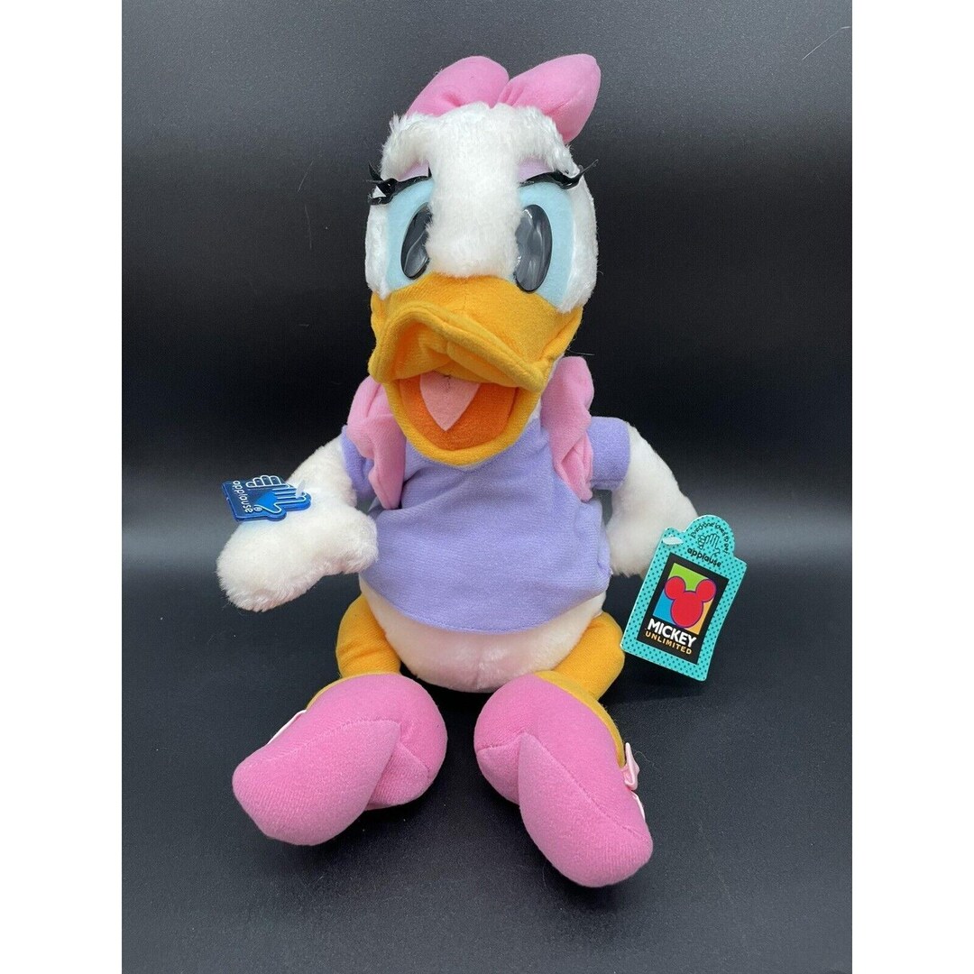 Daisy Duck Plush Vintage 1980s Toy Applause Stuffed Animal 14” Great ...
