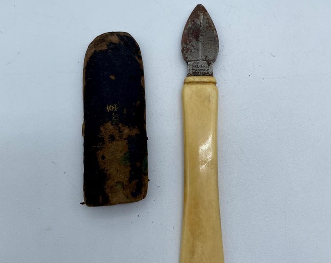 Bone Handle Ink Eraser Knife Cutlers Tool IXL George Wostenholm ...
