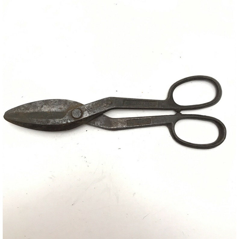 Aviation Shears Blue Bird #010 Forged Steel Scissors Tin Snips 10" VTG ...