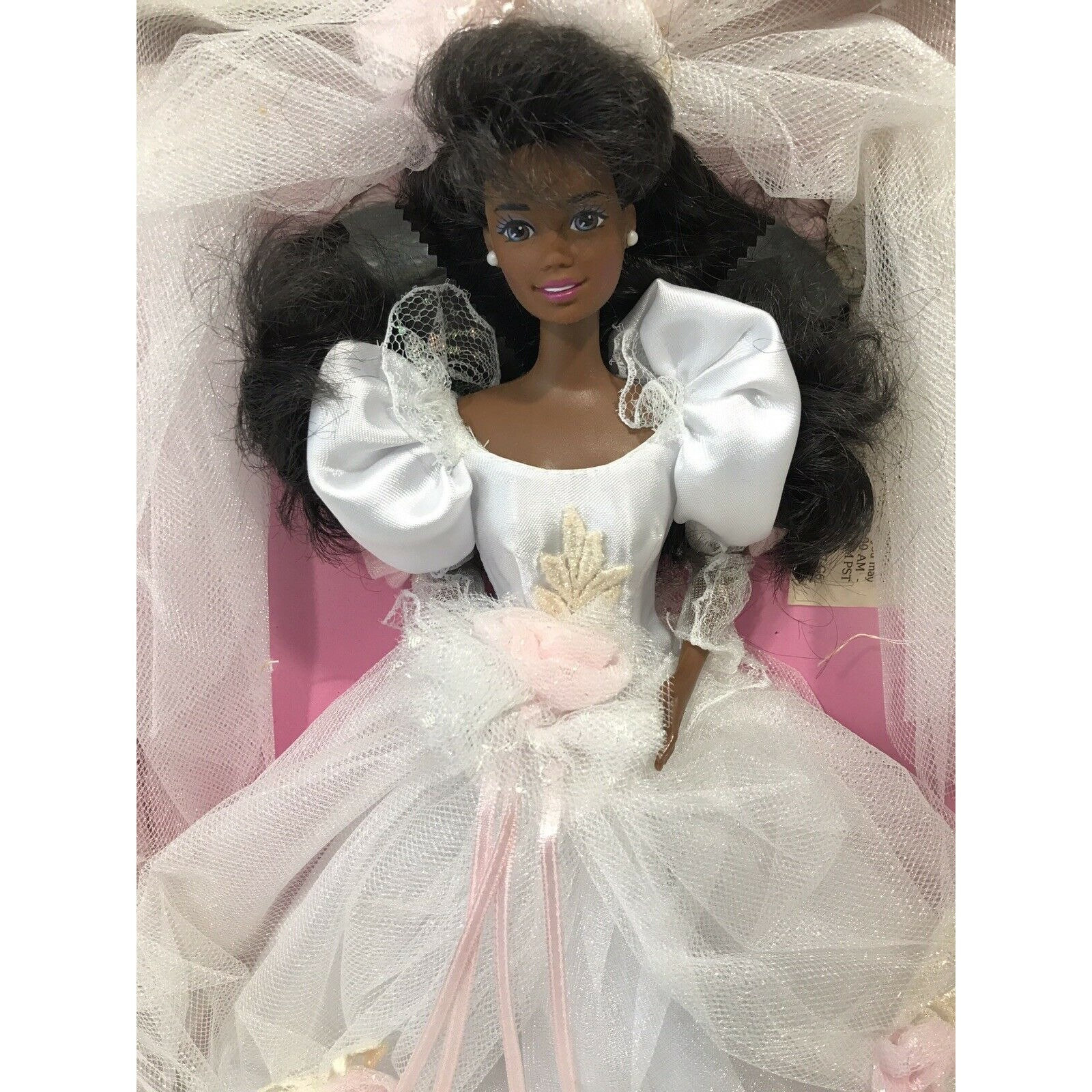 Romantic Bride Barbie African American 1992 Mattel 11054 New | atelier ...