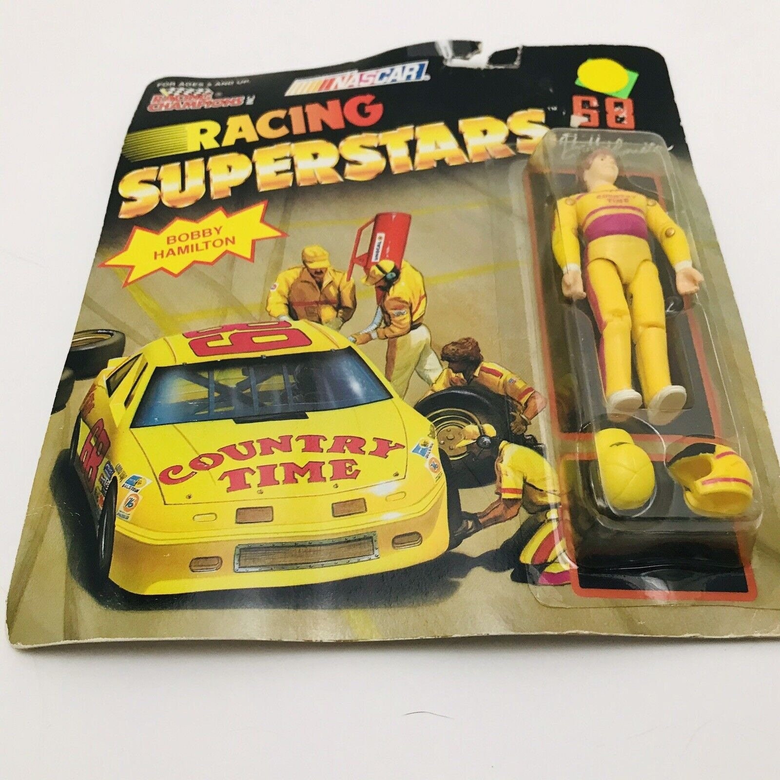 Country Time Racing Champions Nascar Superstars Bobby Hamilton Figure ...
