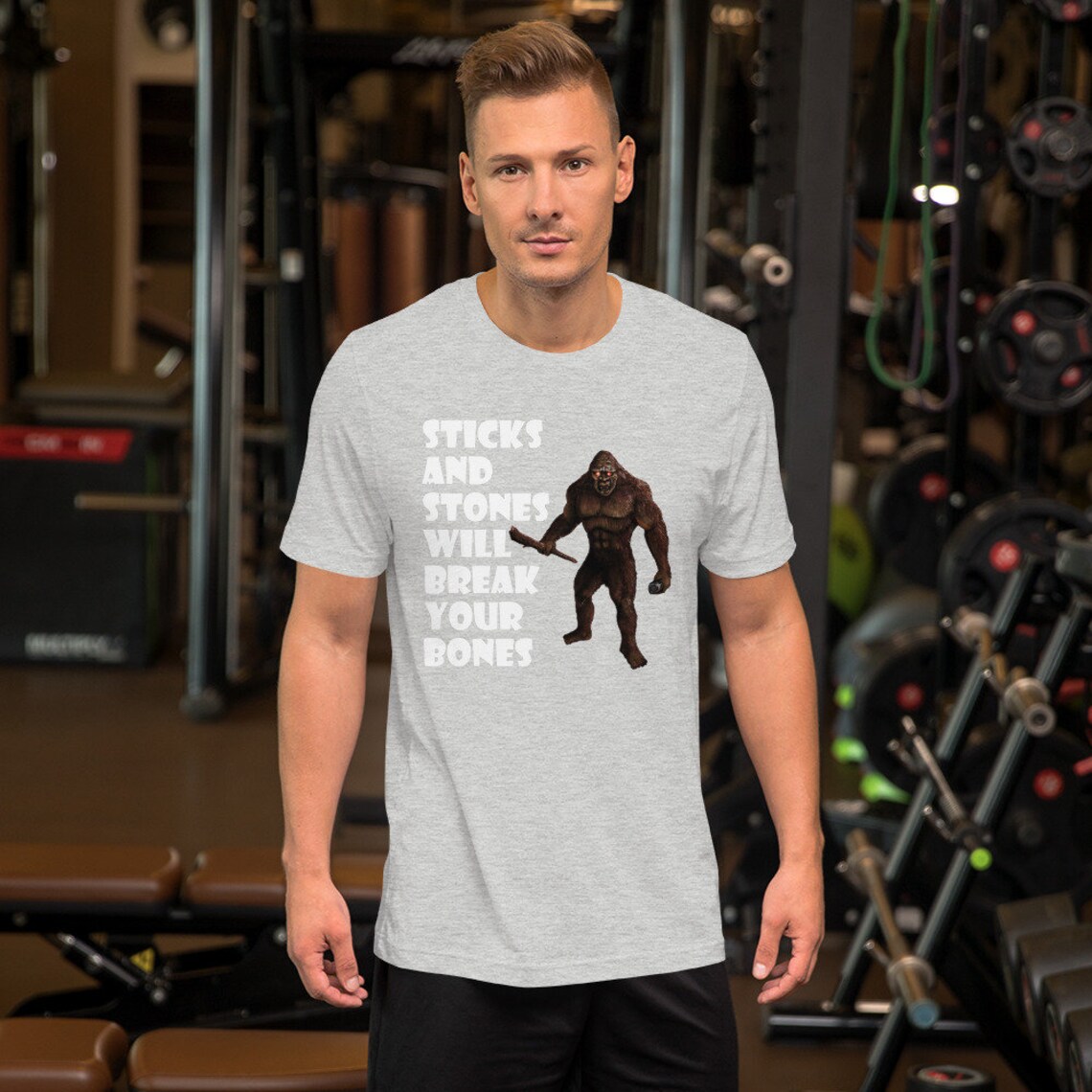 Angry Bigfoot or Sasquatch Sticks and Stones - Etsy