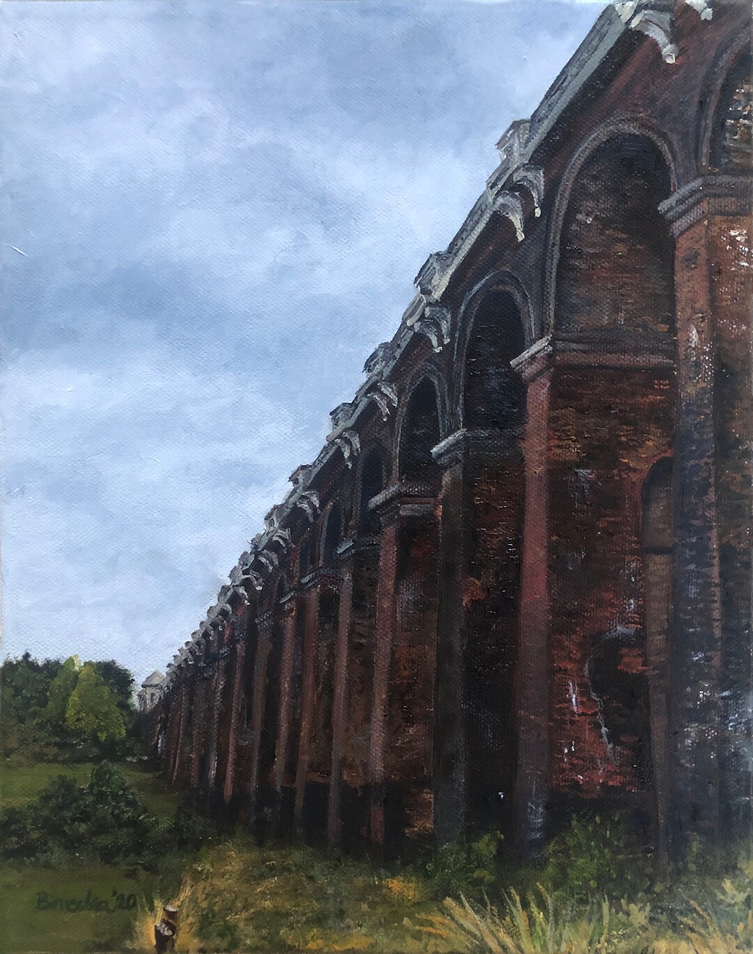 Ouse Valley Viaduct – Original Art Giclée Print - Etsy
