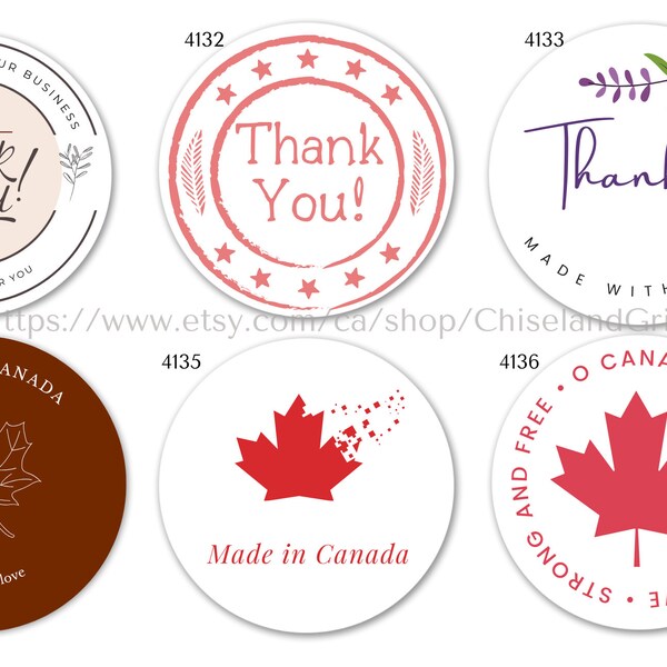 Made in Canada Stickers - Etsy