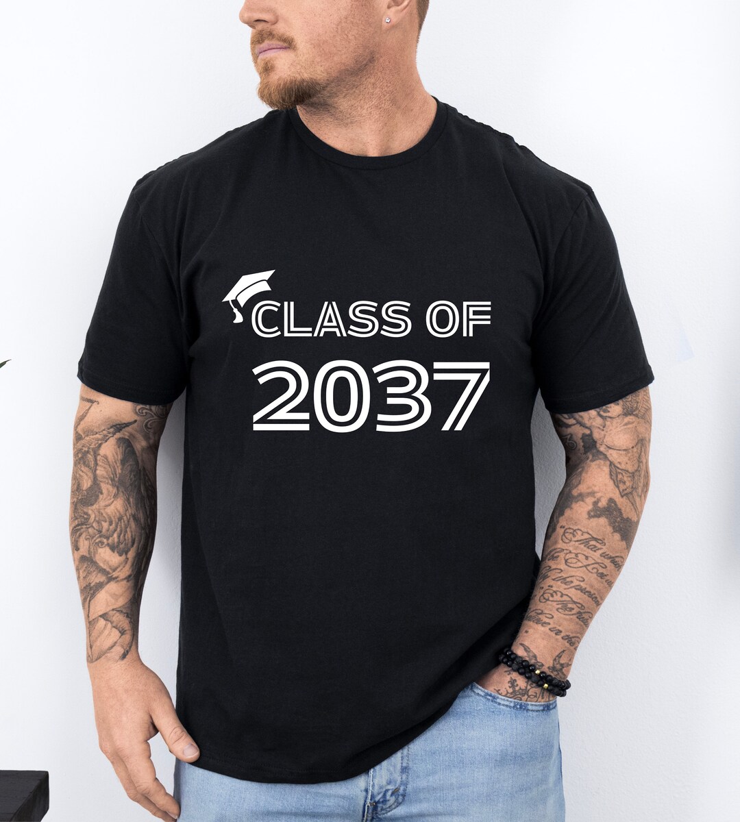 Class of 2037 Shirt, Grow With Me, Growing up Shirt, Graduation Gift ...
