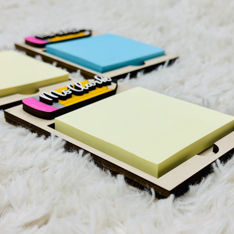 Personalized Sticky Notes - Etsy