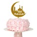Eid Mubarak Cake Topper, Crescent Moon and Mosque Cake Topper, Ramadan ...