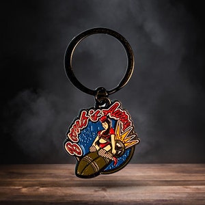Miss Thunder Keychain, Military Aircraft Collectibles, Women's Airforce ...