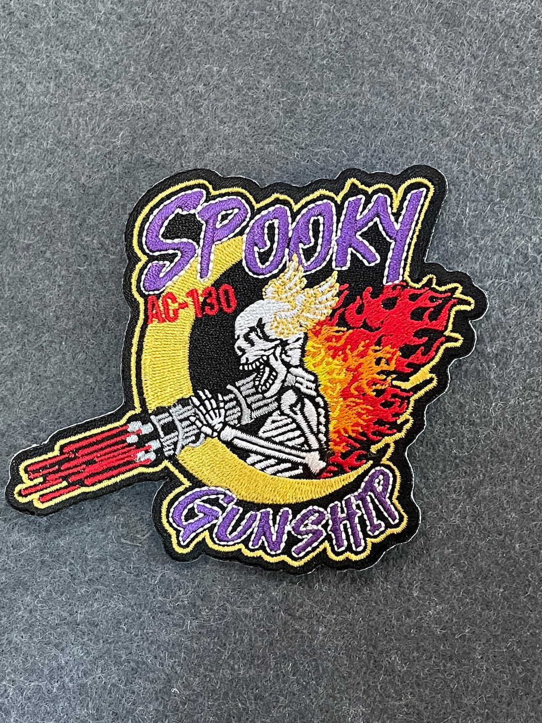 AC-130 Gunship Spooky Patch, Spooky AC 130 Plane, Fighter Plane Jacket ...