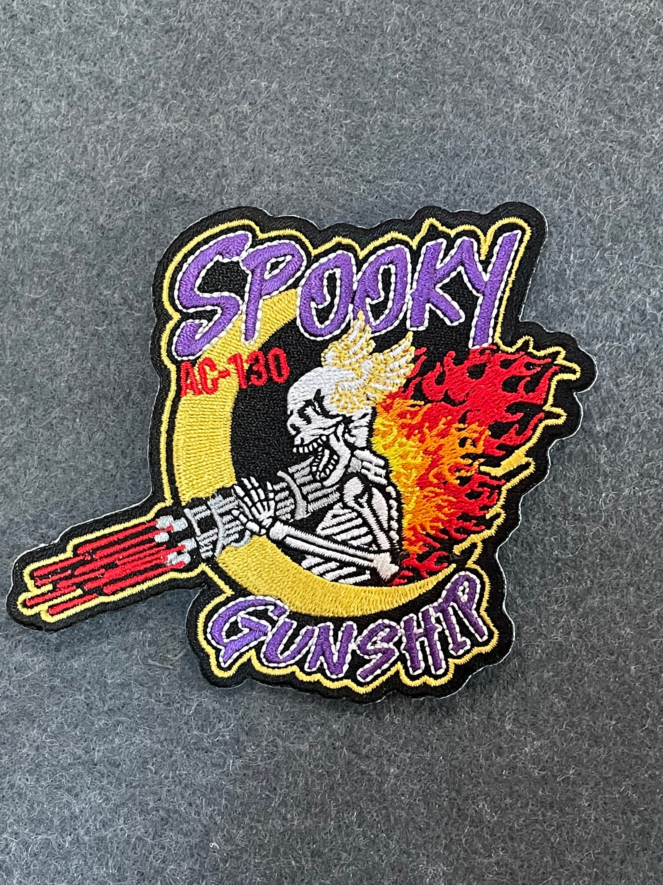 AC-130 Gunship Spooky Patch, Spooky AC 130 Plane, Fighter Plane Jacket ...