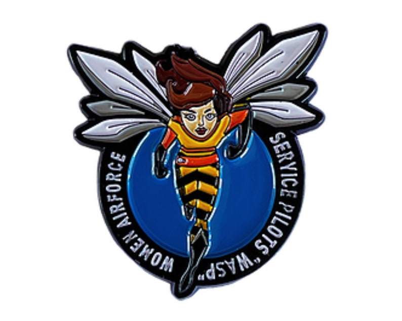 Wasp Women Airforce Pilots PIN, Veteran Aircraft Purse Pin ...