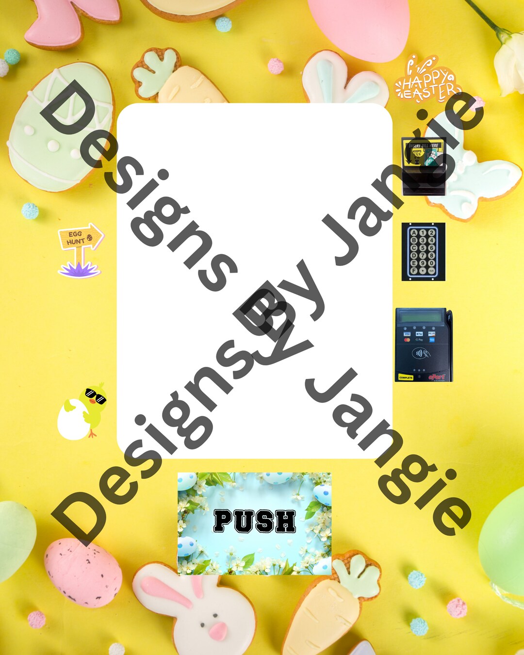 Easter Bunny Vending Machine Template Unique Easter Basket Tik Tok Viral Vending Machine ...