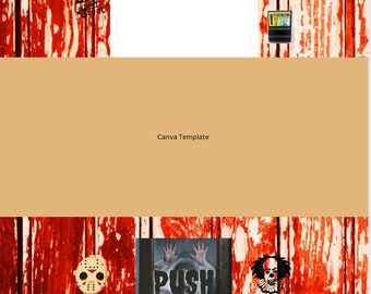 Editable Mini Candy Vending Machine Template Canva Editable Template ...