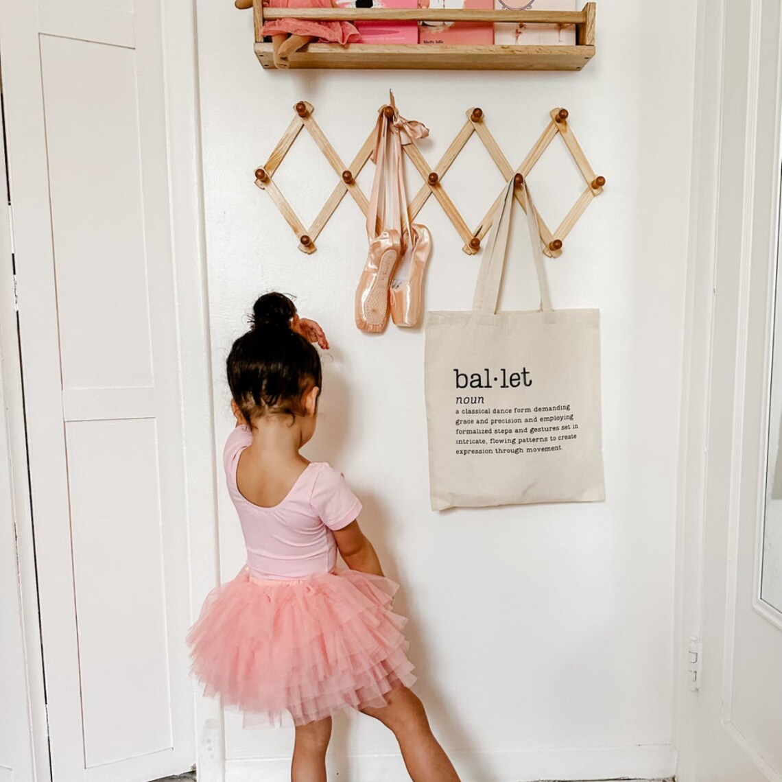 Dance Tote Ballerina Tote Dance Bag Ballet Bag Girls - Etsy