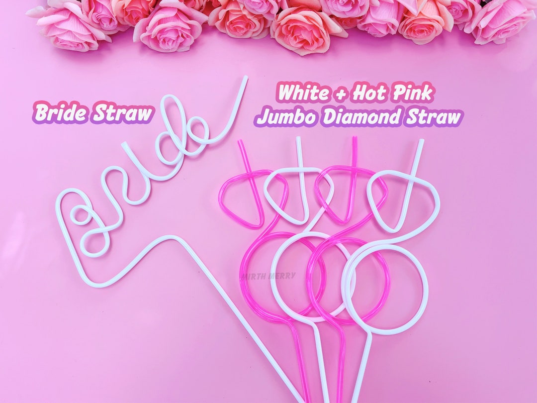 Bride Straw+diamond Ring Straw | Bachelorette Party Favors | Bride to ...