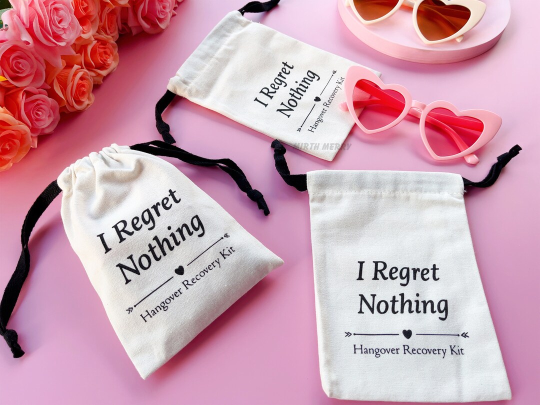 Hen Party Hangover Recovery Kit 5x7 Inch Party Favor Bags Bachelorette