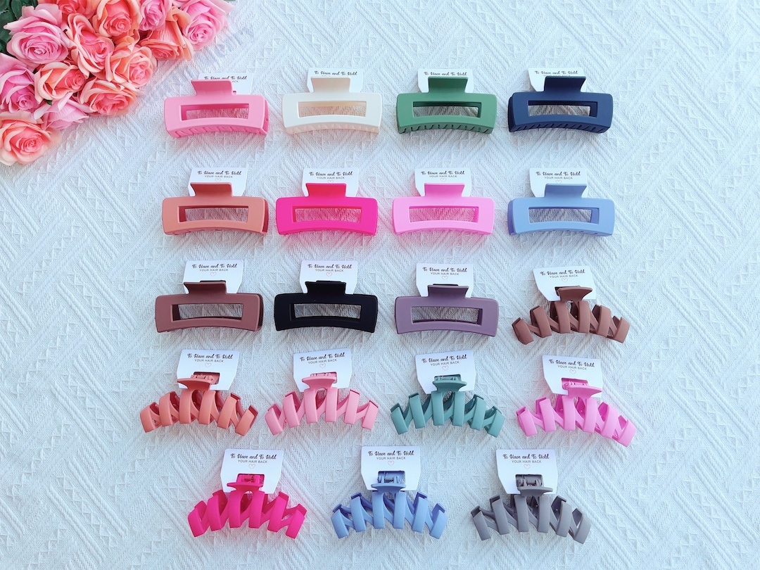 Hair Claw Clip | Hen Party Favors, Bridesmaid Proposal, Bridesmaids ...