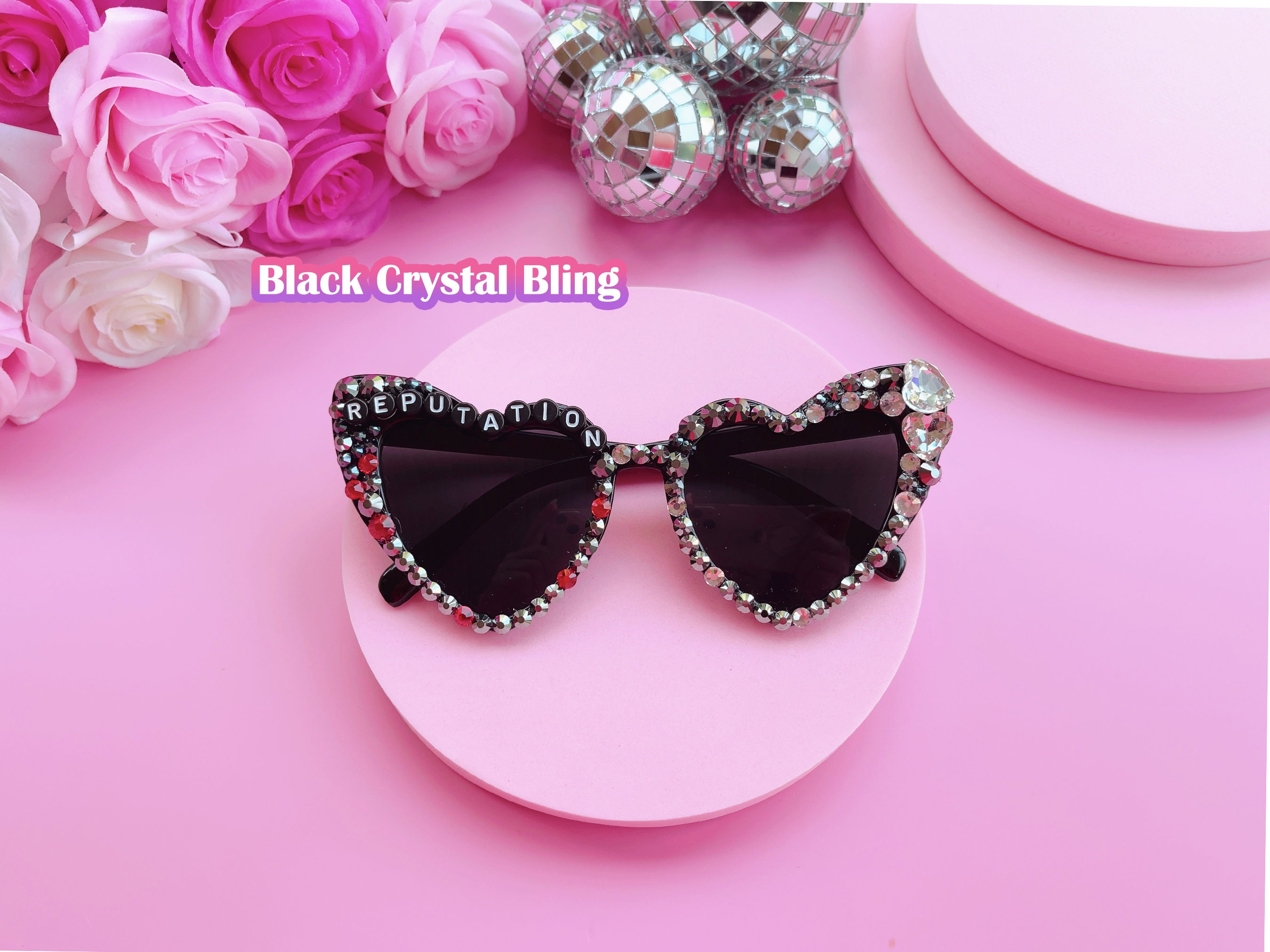 Custom Sunglasses, Encrusted Rhinestone Sunglasses | Bachelorette Party ...