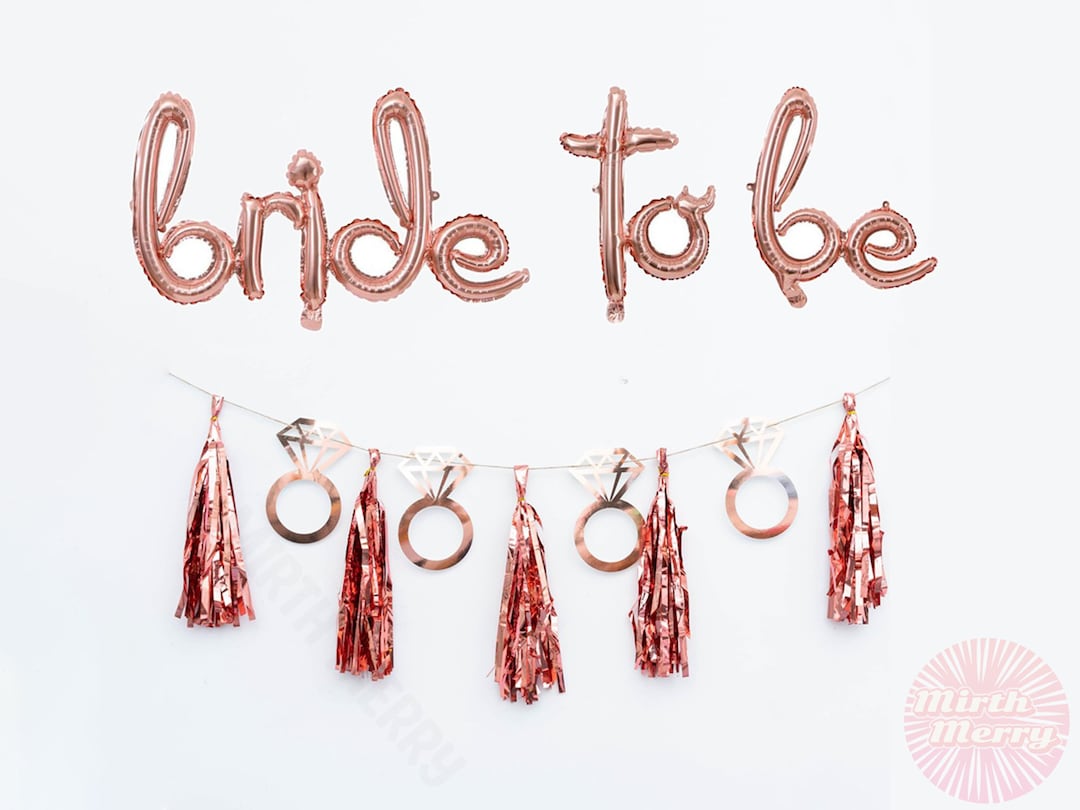 Bride to Be Hens Party Bridal Shower Decorations Engagement Balloons ...