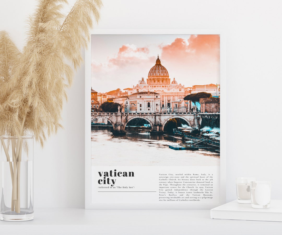Vatican City Travel Print Wall Art Vatican City Photo Vatican City Wall ...