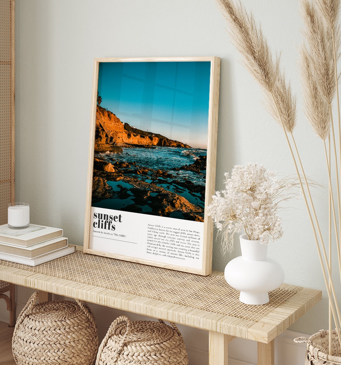 Sunset Cliffs Print, Sunset Cliffs Art, Sunset Cliffs Wall Art, Sunset ...