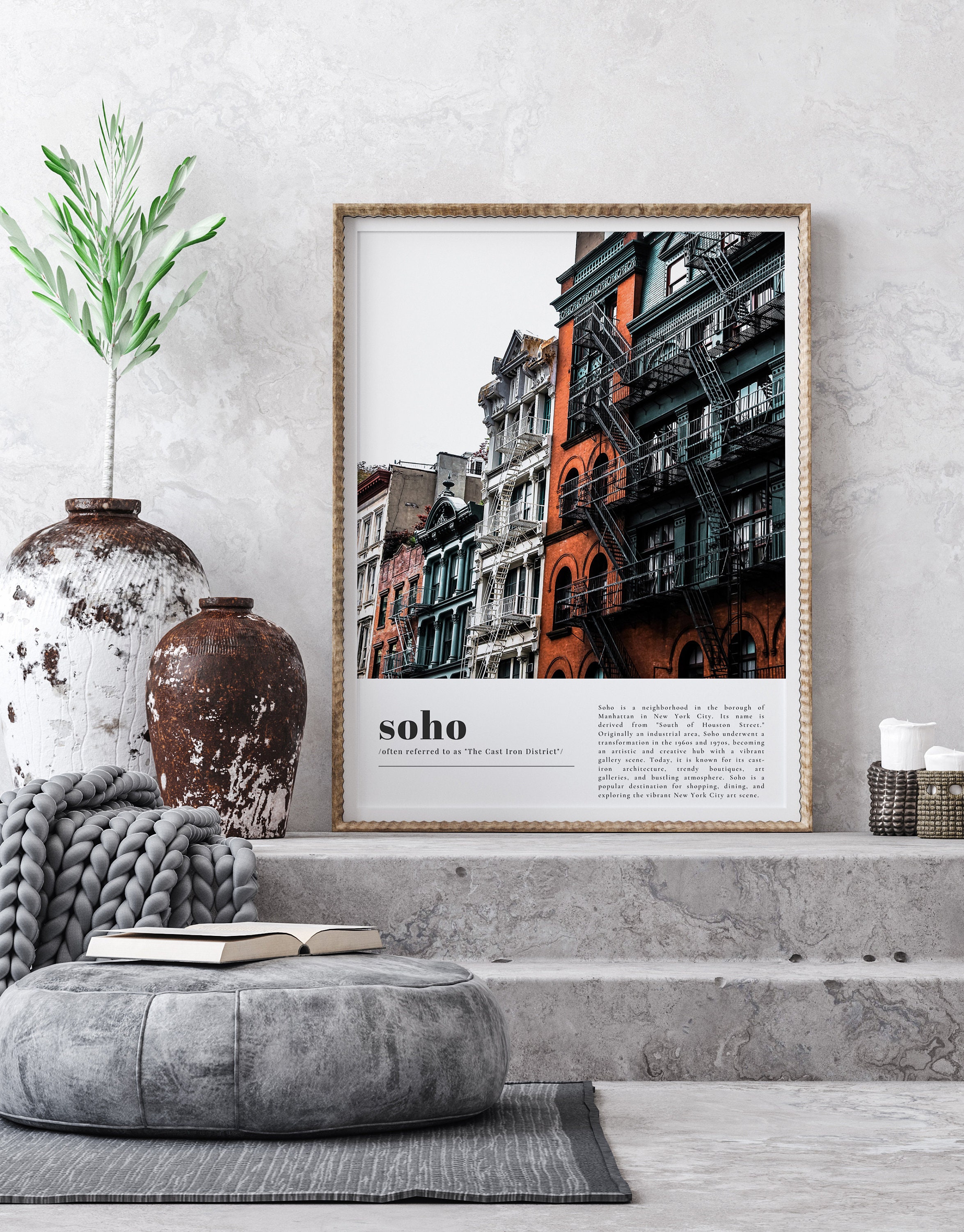 Soho Travel Print Wall Art Soho Photo Soho Wall Hanging Home Soho Soho ...