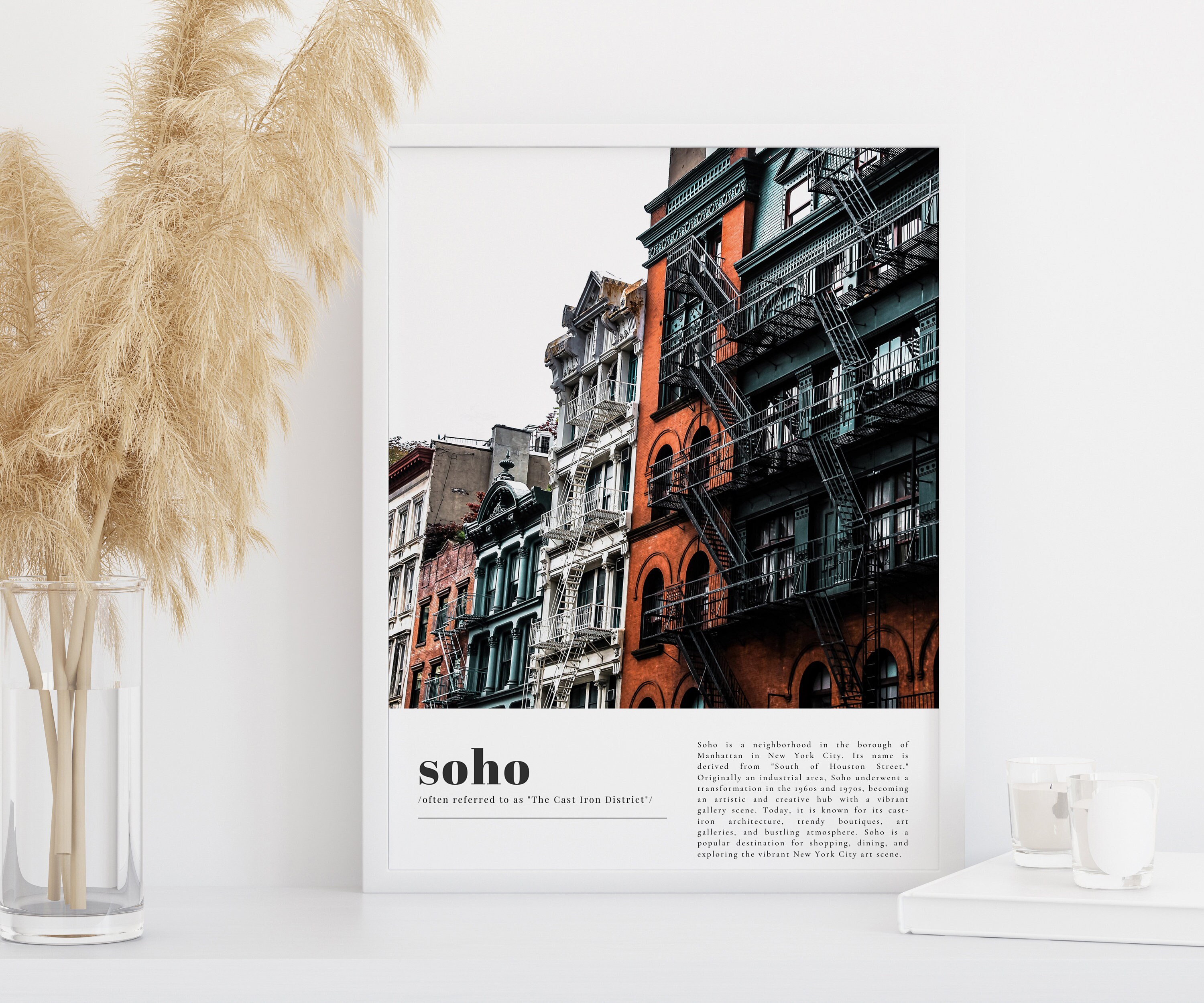 Soho Travel Print Wall Art Soho Photo Soho Wall Hanging Home Soho Soho ...