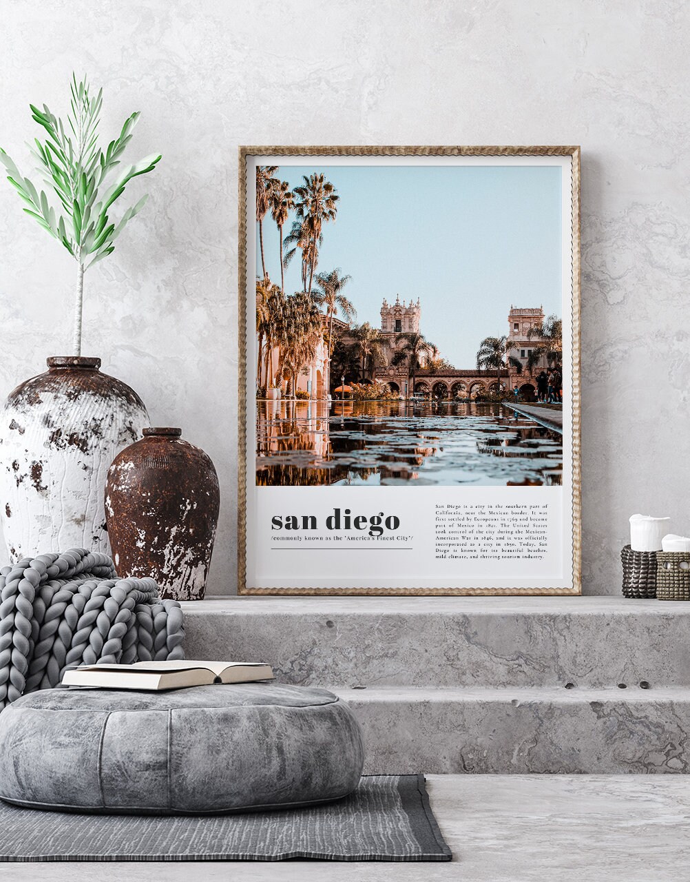 San Diego Print, San Diego Wall Art, San Diego Art Print, San Diego Art ...