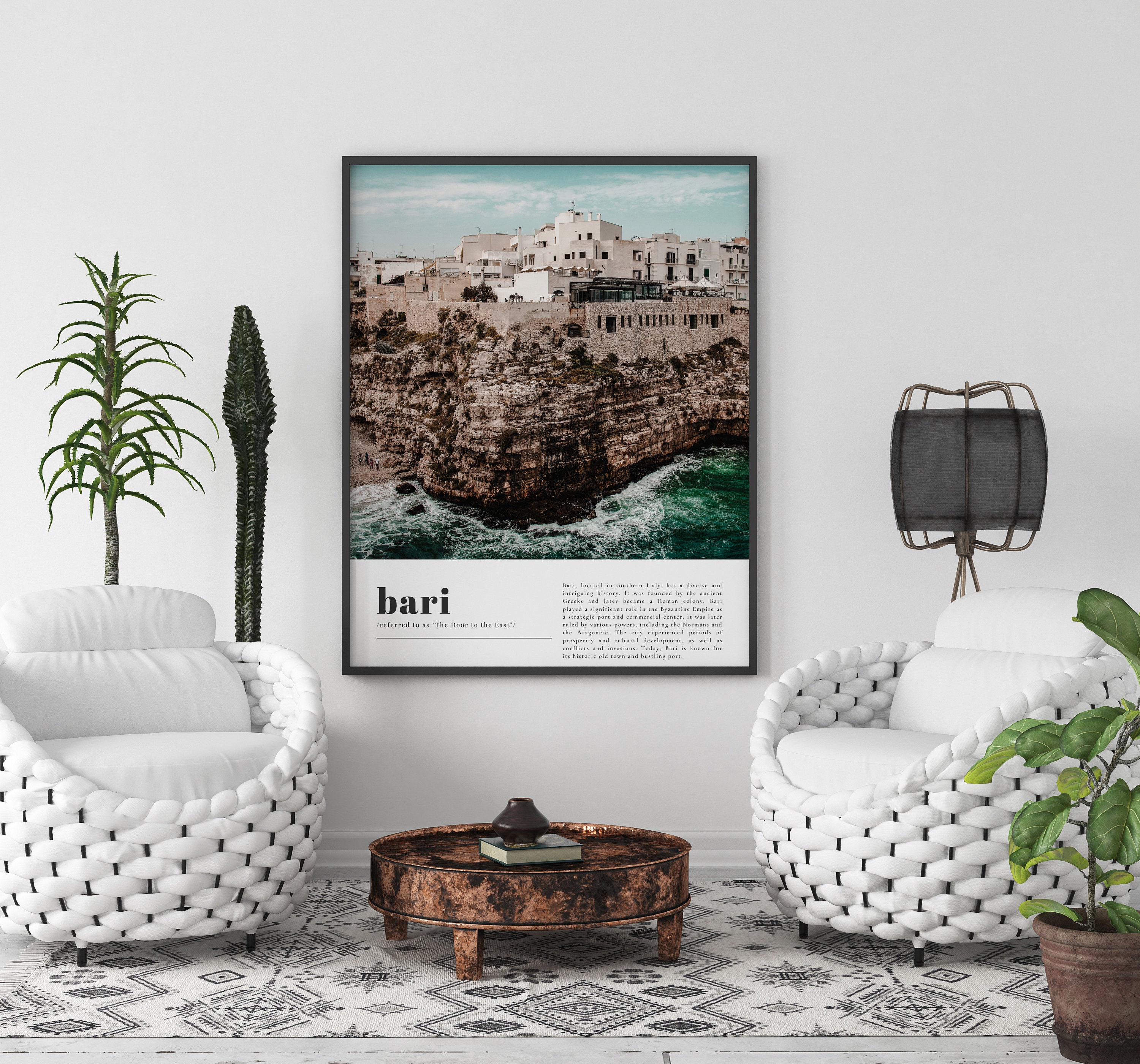 Bari Travel Print Wall Art Bari Photo Bari Wall Hanging Home Décor Bari ...