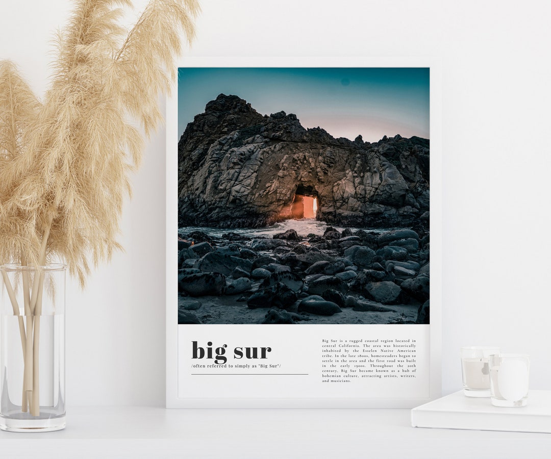 Big Sur Travel Print, Big Sur Wall Art, Big Sur Photography, Big Sur ...