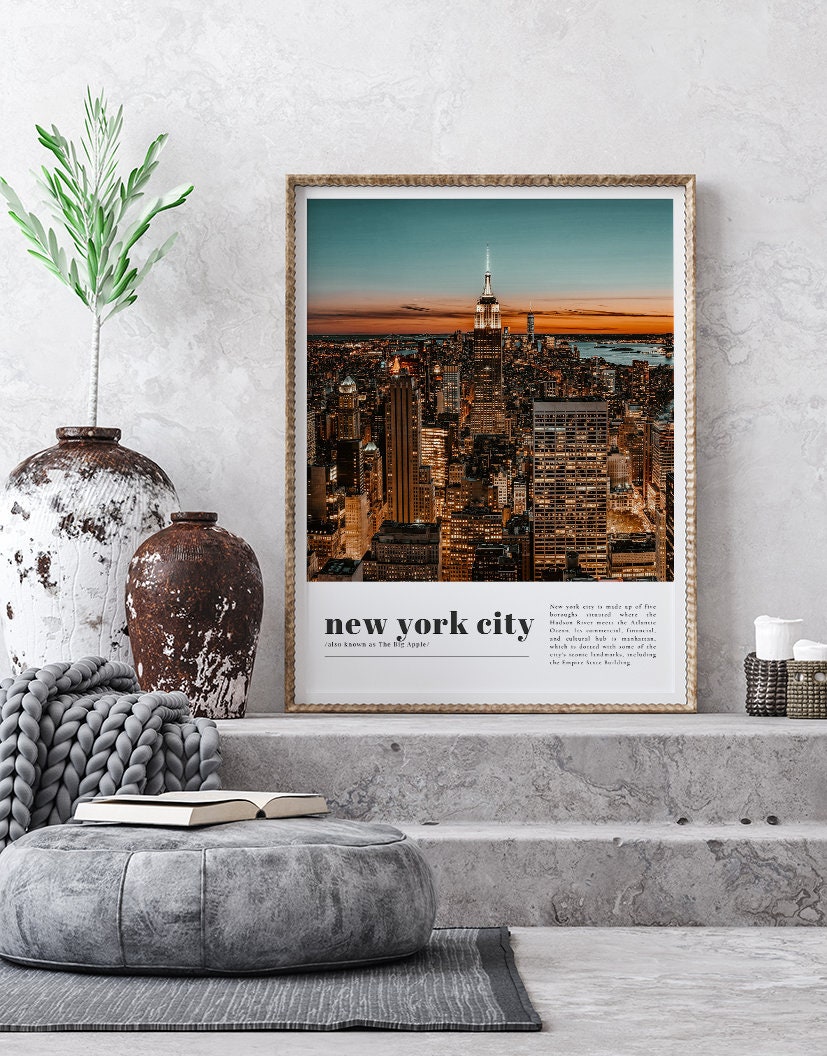 New York City Travel Print, New York City Art, New York City Wall Art, New York City Art Print ...