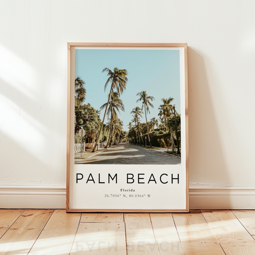 Palm Beach, Florida Wall Art, Palm Beach Photo, Palm Beach Florida Art ...