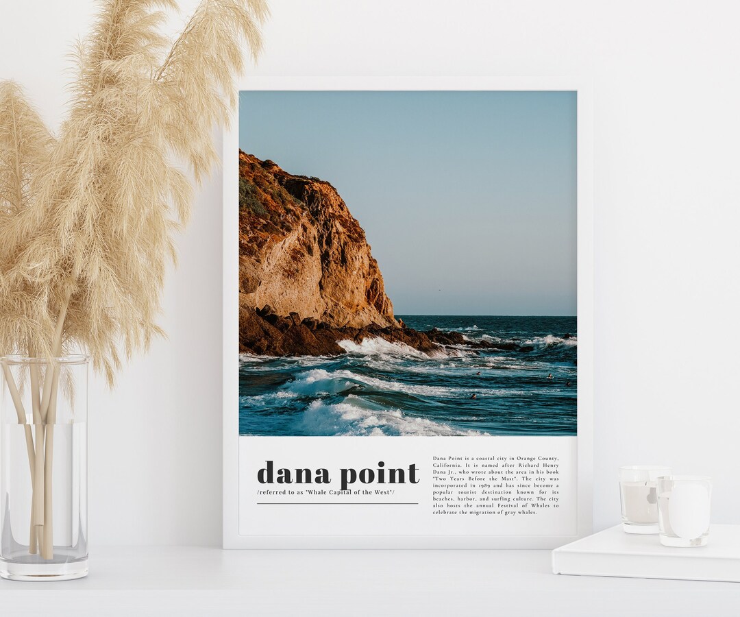 Dana Point Travel Print, Dana Point Art, Dana Point Wall Art, Dana ...