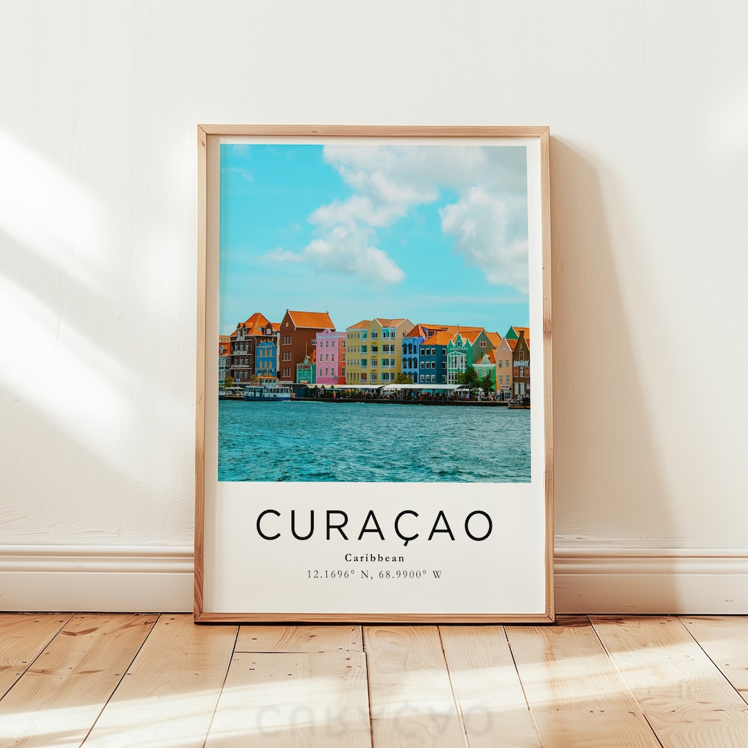 Curacao Travel Print, Curacao Art, Curacao Wall Art, Curacao Photo ...