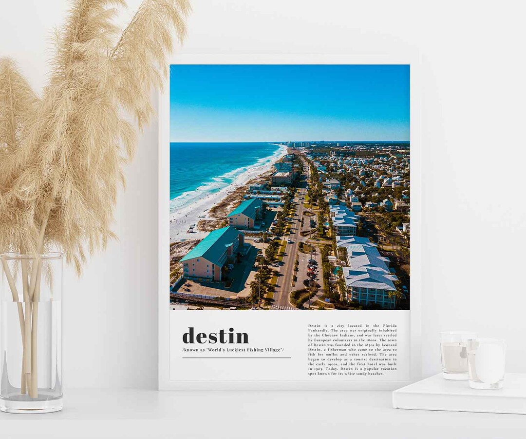 Destin Travel Print, Destin Art, Destin Wall Art, Destin Art Print ...