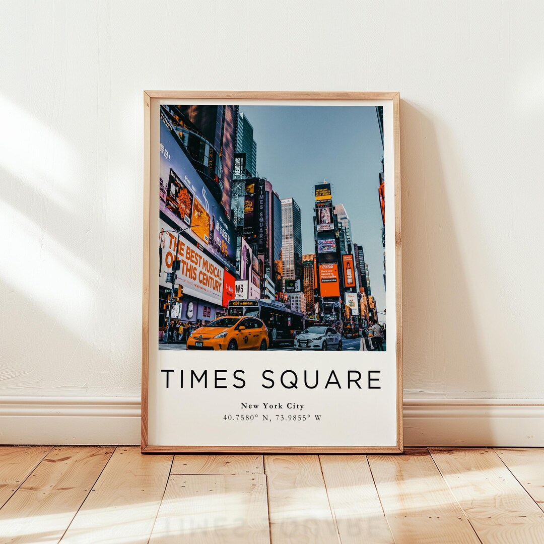 Times Square Art Print, Times Square Photography, Times Square Art ...