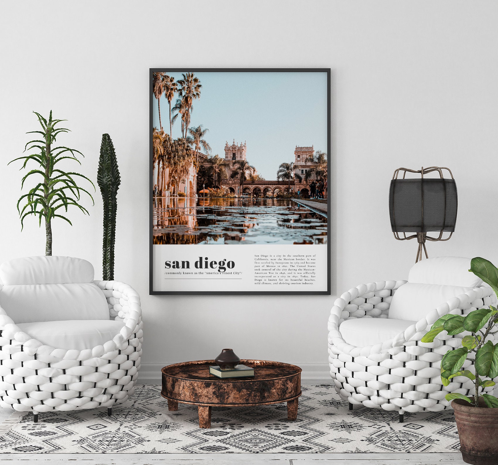 San Diego Print, San Diego Wall Art, San Diego Art Print, San Diego Art ...