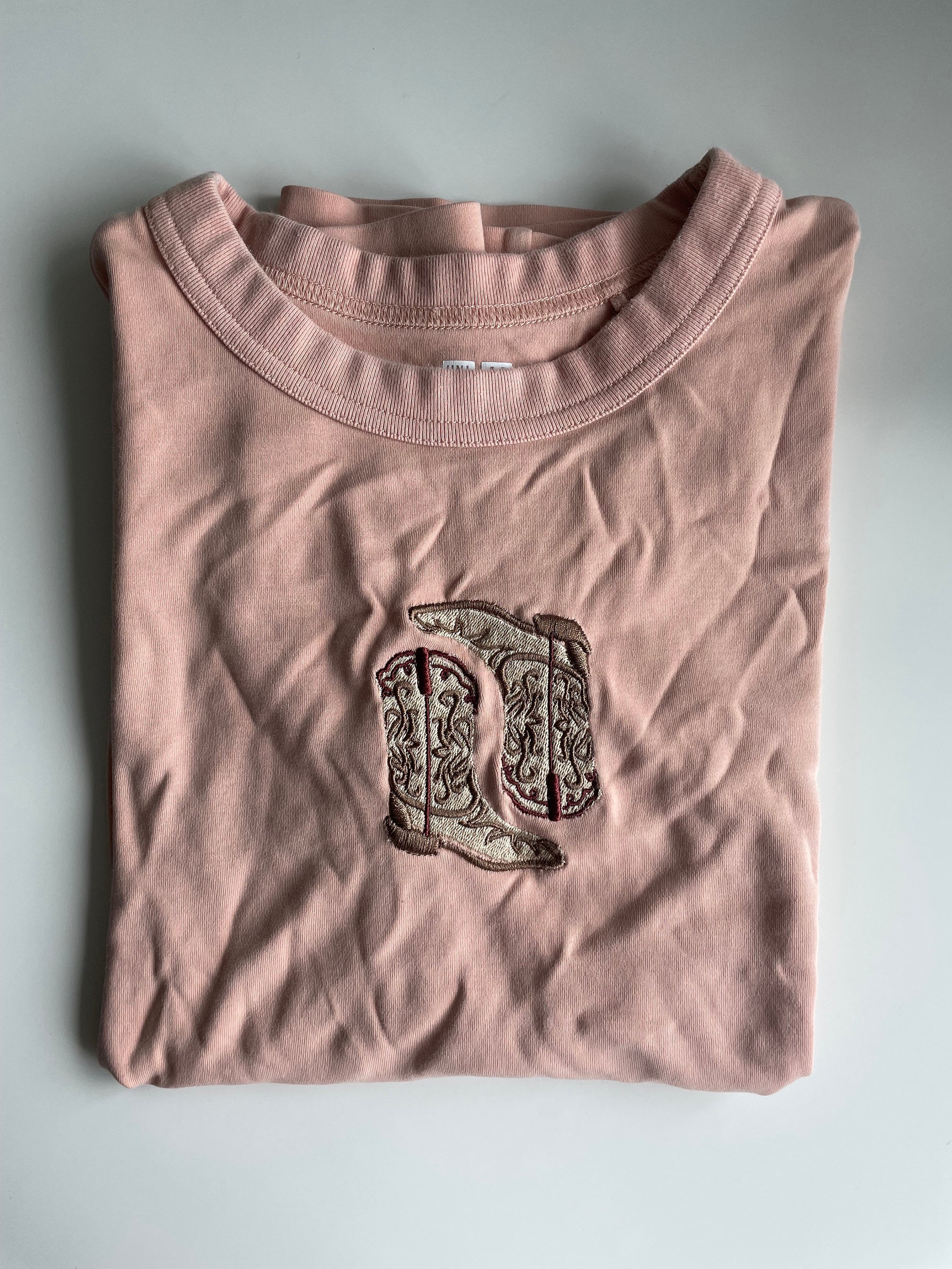 Custom Embroidered Cowboy Boot | Eco-friendly Design | Unique Western ...