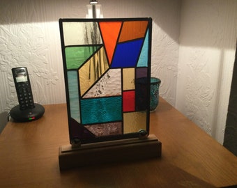 Plastic Stained Glass Panels | Etsy UK