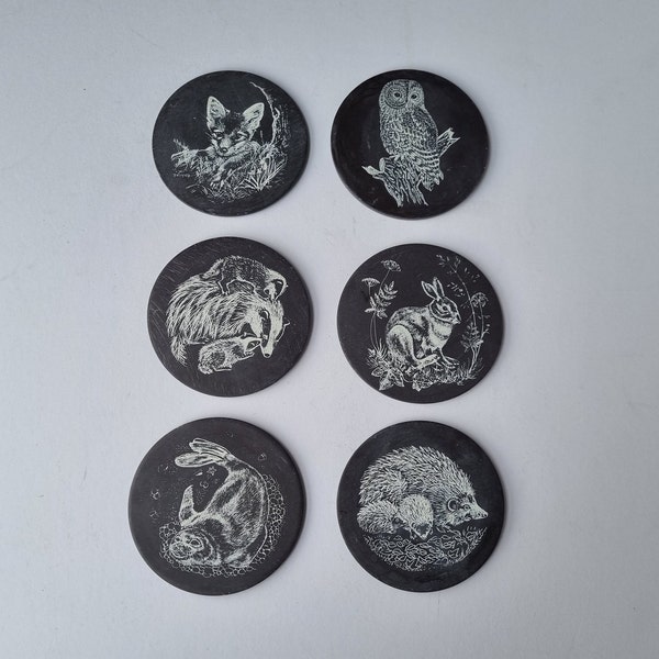 Owl Vintage Coasters - Etsy