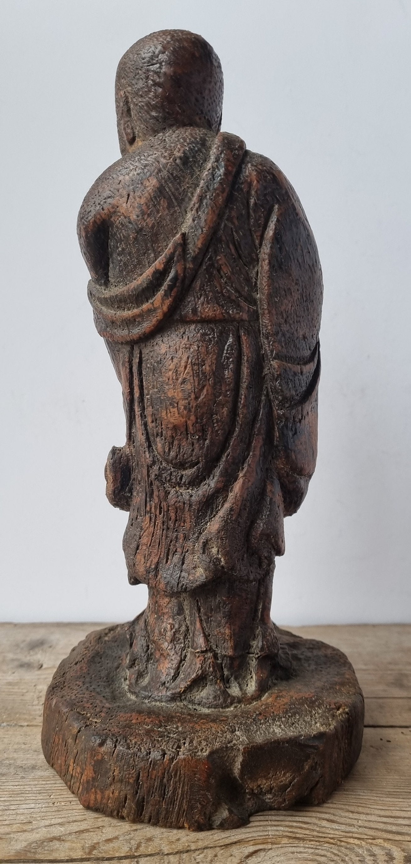 Antique Chinese Bamboo Root Carving of Buddha Ming Dynasty Bamboo Root ...