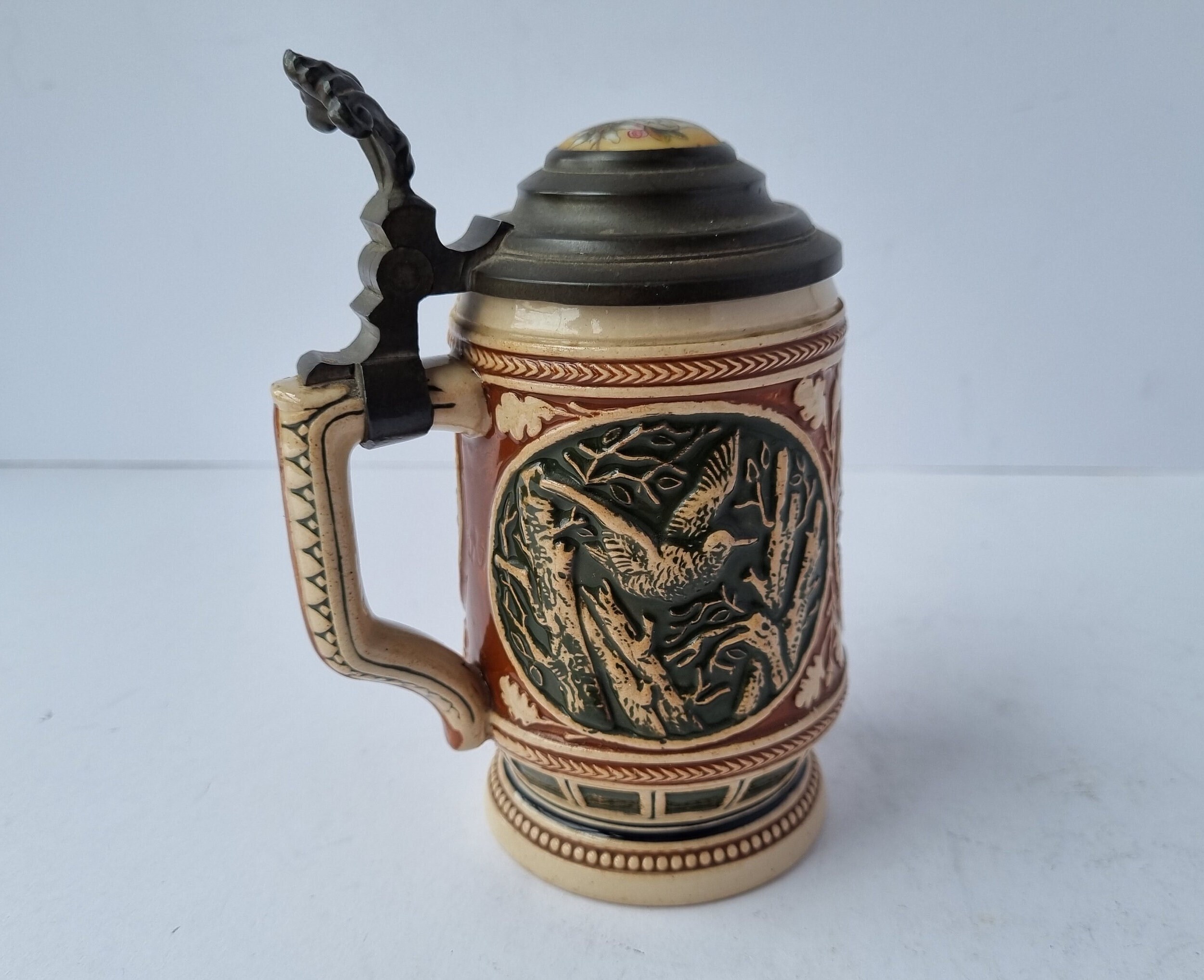 Antique German Beer Stein 19th Century Beer Stein Reinhold - Etsy