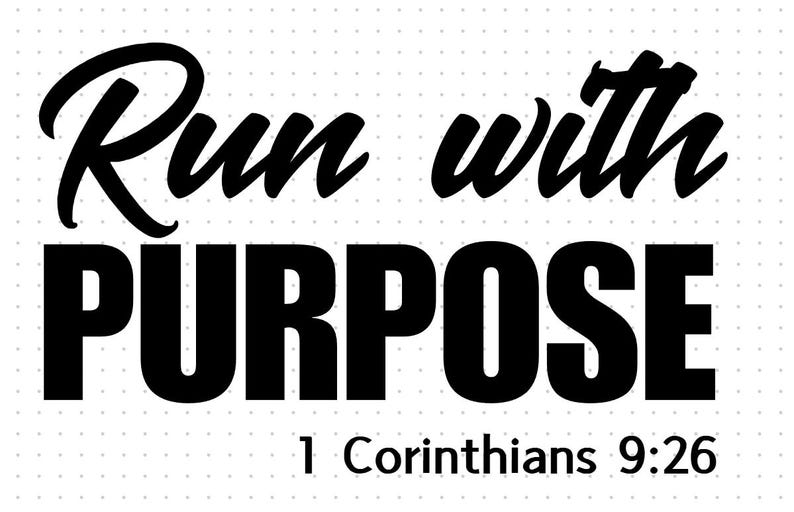 Run With Purpose Png Image - Etsy