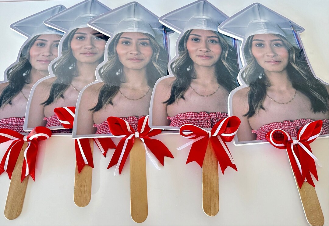 Graduation Laminated Foam Head Cutouts.(5 Pieces) - Etsy