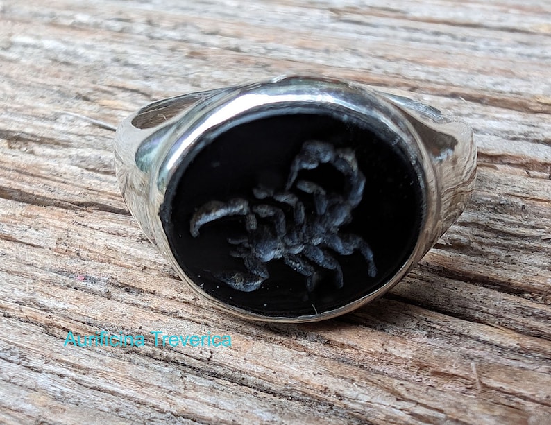Roman Praetorian Guards, Roman Military Signet Ring Replica Scorpion - Etsy