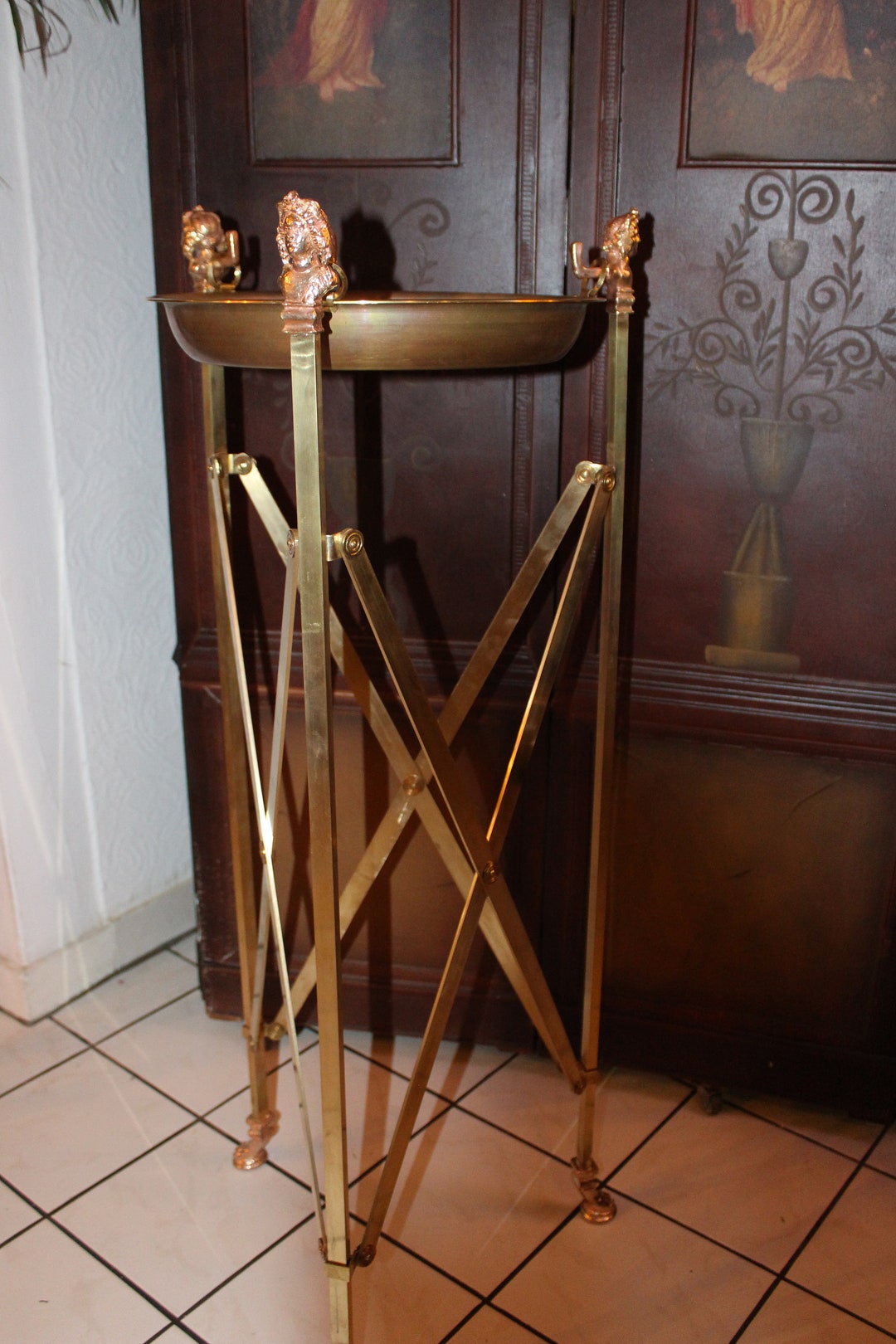 Roman Tripod Brass Replica - Etsy