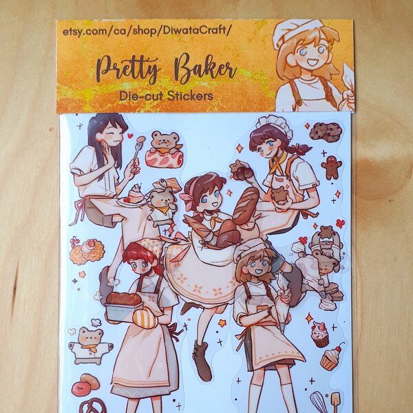 Kawaii Bakery Stickers - Etsy