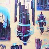Cyber City Crystal Diecut Stickers - Journal Scrapbook - Urban Future ...